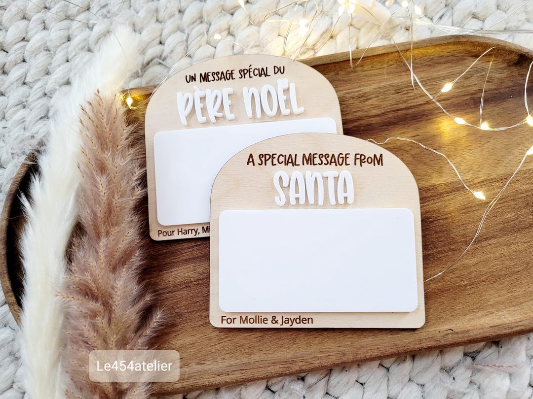 Message From Elf Sign | Christmas Elf Message Board | Dry Erase Elf ...