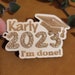 Class of 2023 Keychain Graduation Keychain in Wood and Acrylic Custom ...