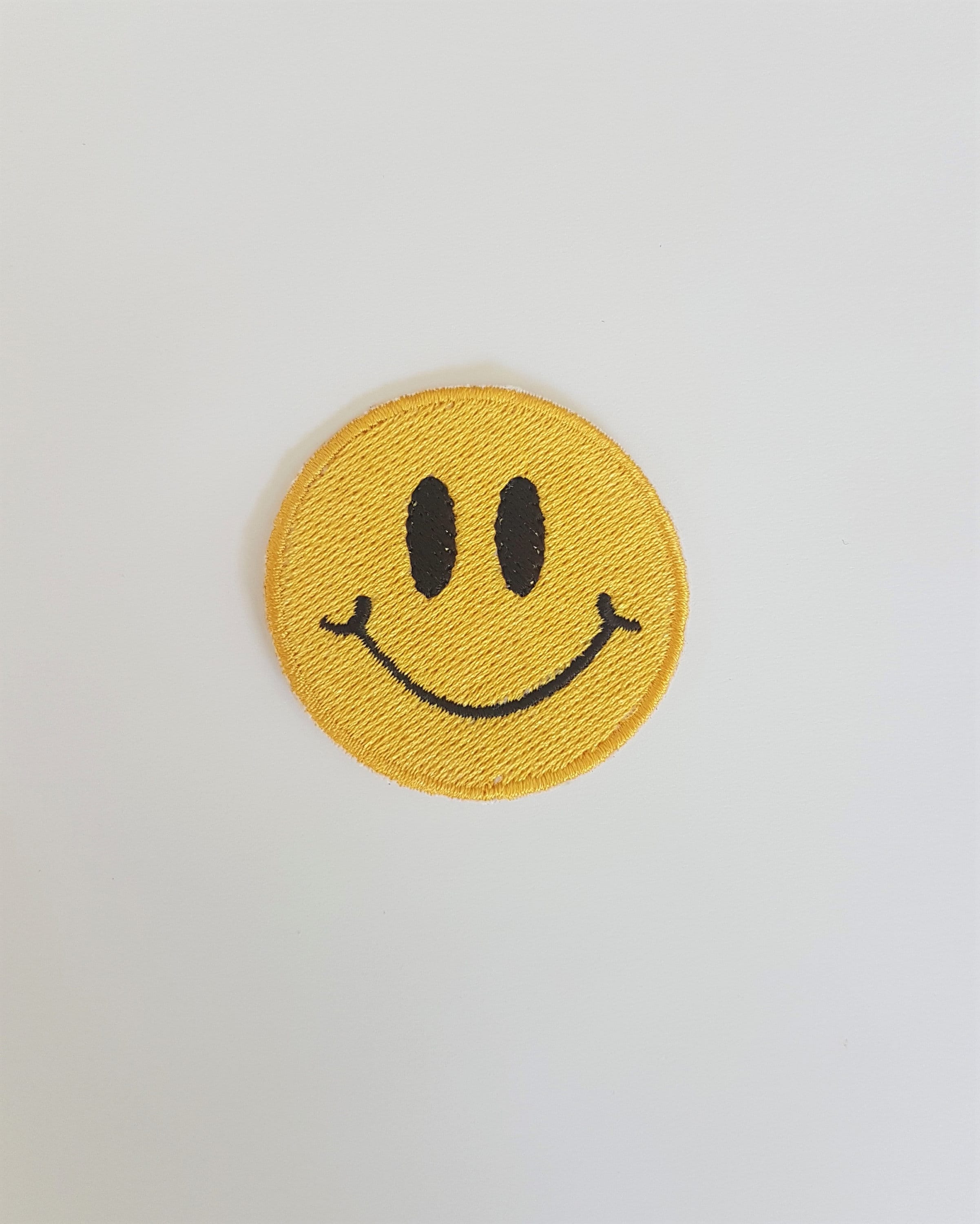 Smile Face Patch iron-on / Sew-on / Stick-on thermocollant | Etsy