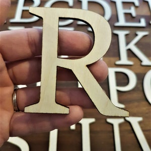 Wooden Letters, Numbers & Symbols ~ Unfinished Wood Craft Lettering | 1 ...