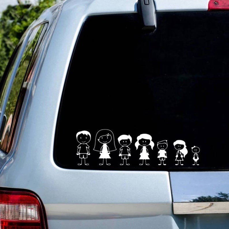 Family Car Decal - Etsy