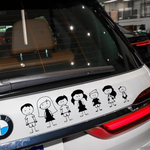 Family Car Decal - Etsy