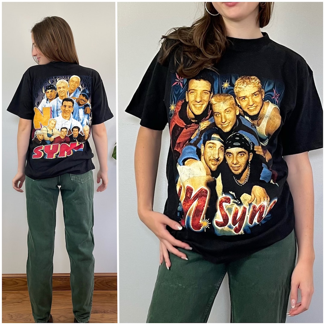 Vintage 90s NSYNC Rap Tee: All Sport Double Sided T-shirt (size S-M) - Etsy