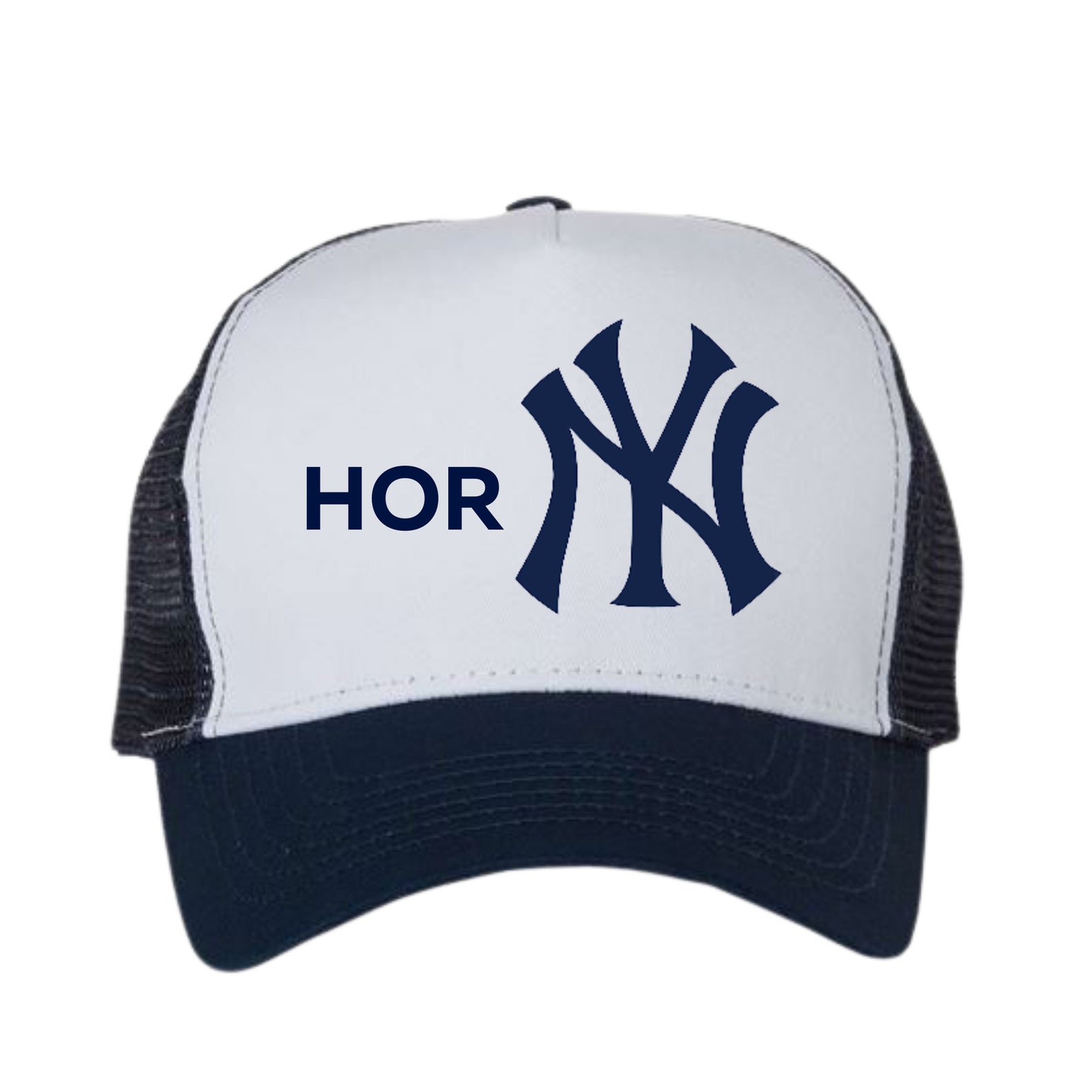 HORNY Hat, Emma Chamberlain Inspired Hat, NY Yankees Hat, Horny Yankees ...