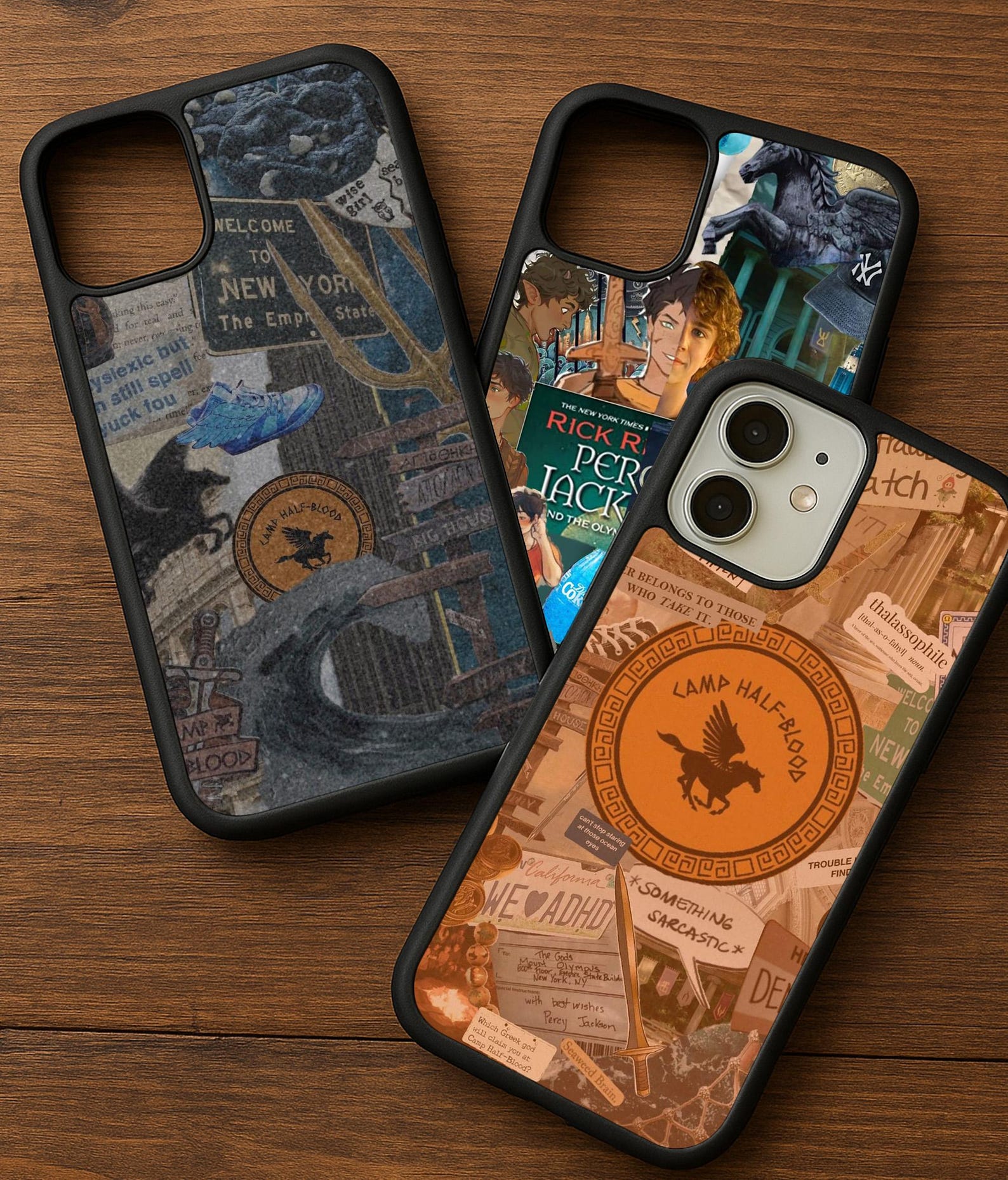 Percy Jackson Custom Phone Case for iPhone 16 Pro Max 15 14 13 12 11 XS ...