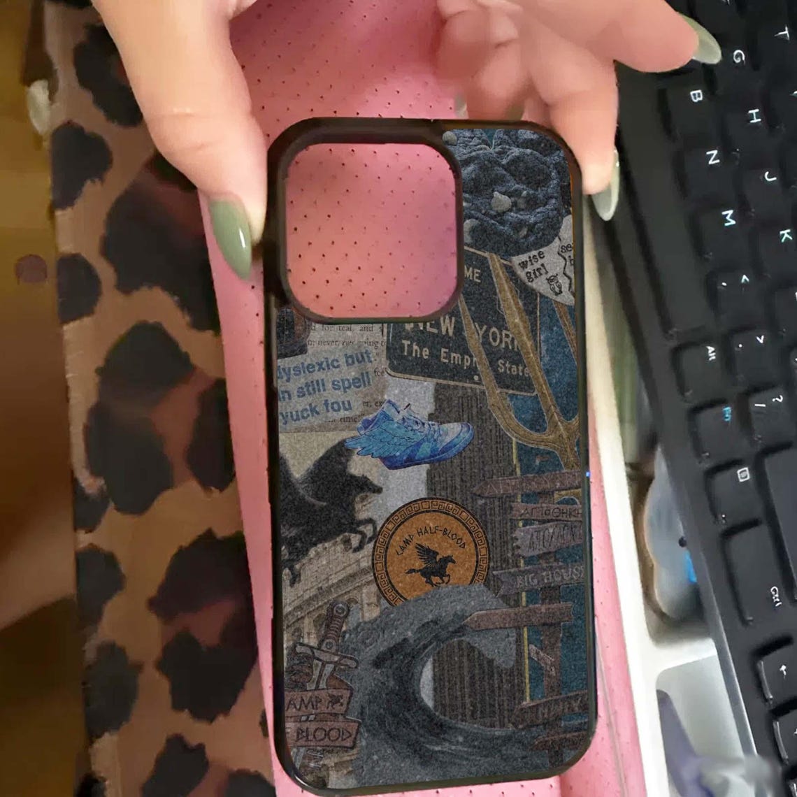 Percy Jackson Custom Phone Case for iPhone 16 Pro Max 15 14 13 12 11 XS ...