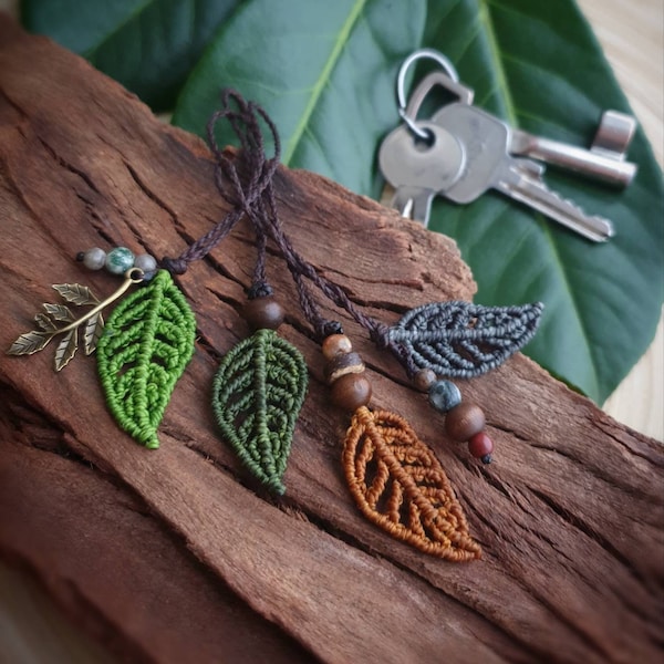Macrame Leaves - Etsy
