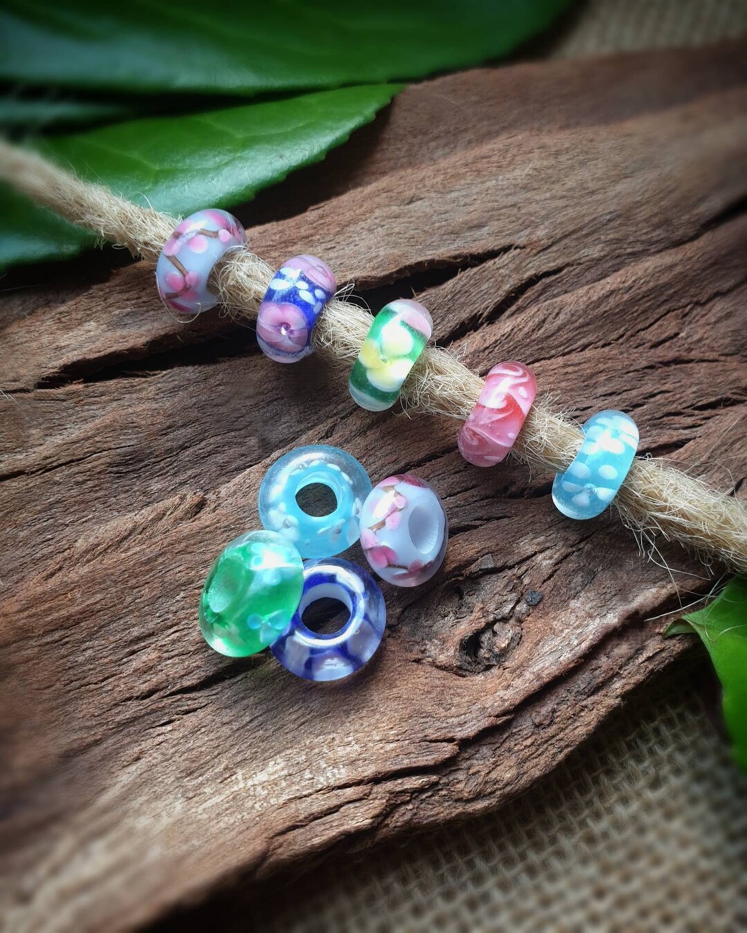 6 Mm Dread Bead Dread Jewelry // Glass Donut Large Hole Bead Dreadlock ...