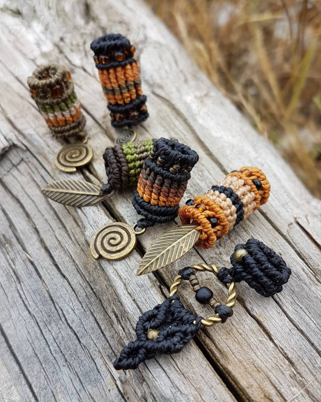 Macrame Dread Bead Customizable Dread Jewelry // 8 Mm Diameter - Etsy UK