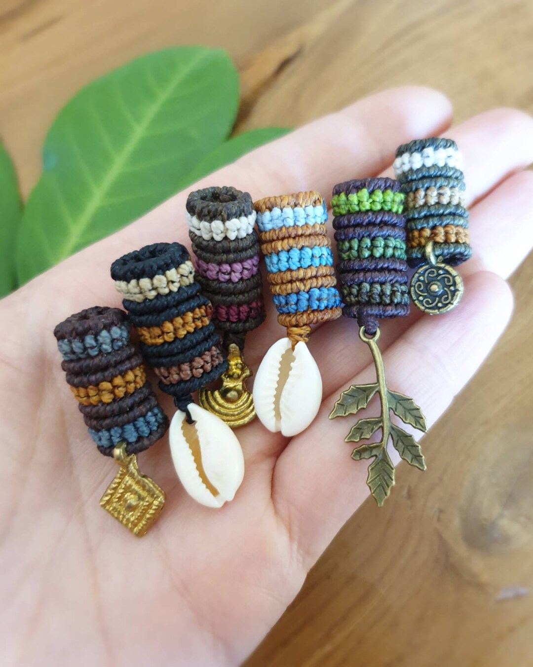 Dread Bead Dread Jewelry Macrame 8 Mm MEADOW MIX // Dreadbead Dreadlock - Etsy