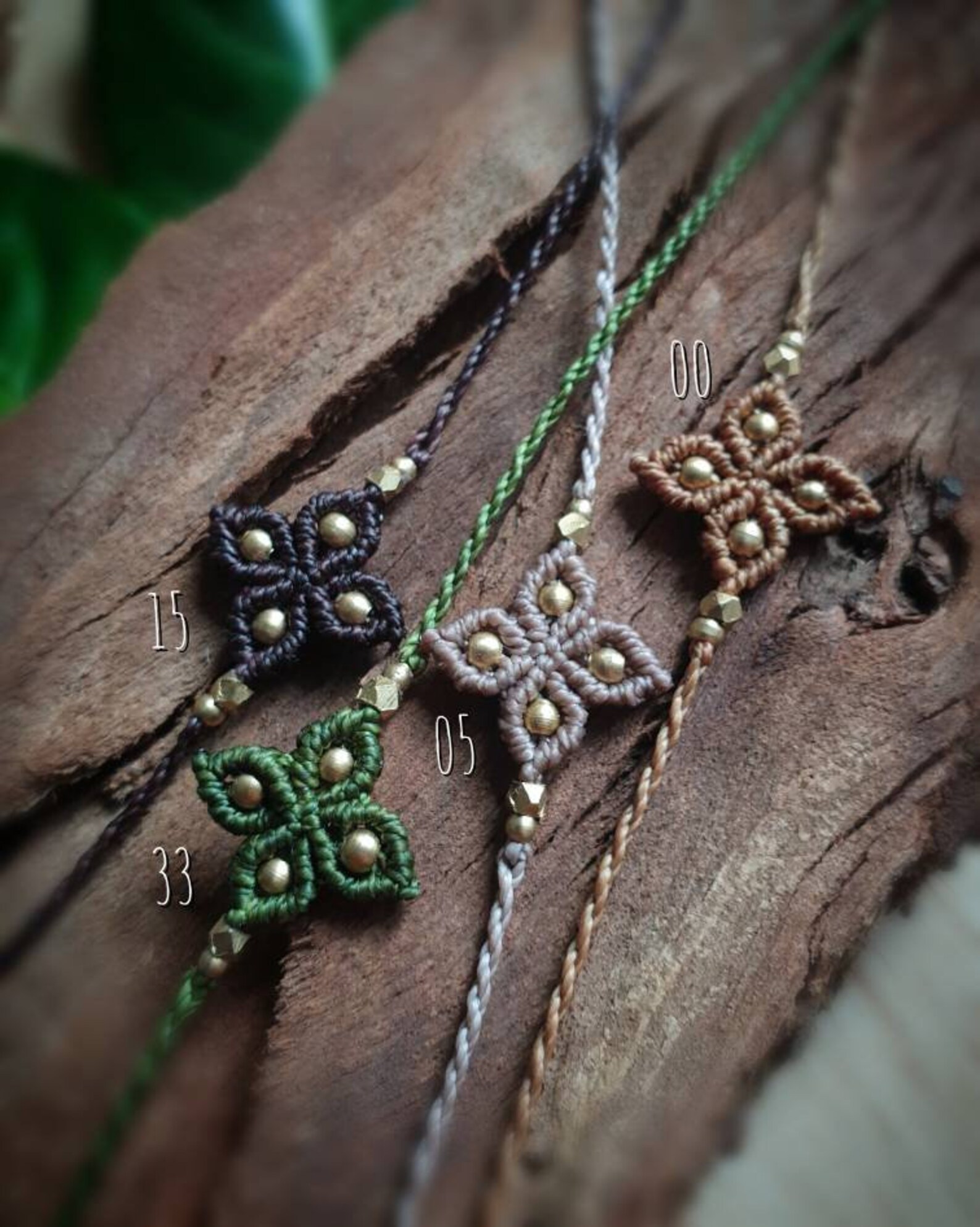 Macrame PIXIE Bracelet Flower Bracelet Blossom Bracelet // Customizable ...