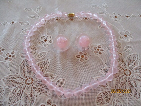 Vintage "Avon" "Tea Rose" Jewelry Set - Gem