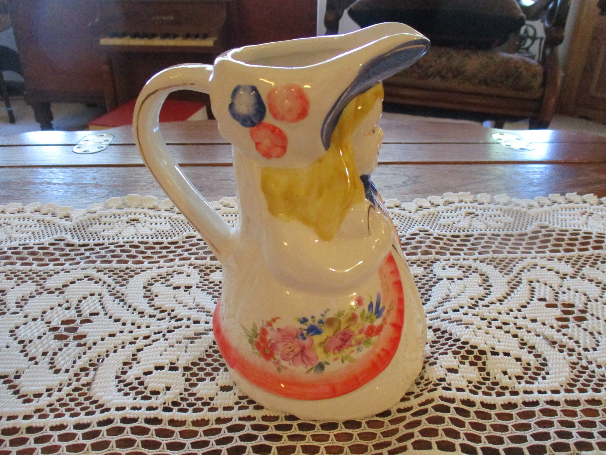 Little Bo Peep Pottery Pitcher - Etsy