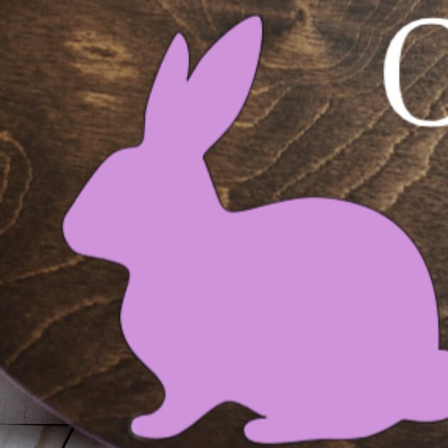 PERSONALIZED BUNNY BABY Name Sign/wooden Name Sign/baby Shower | Etsy