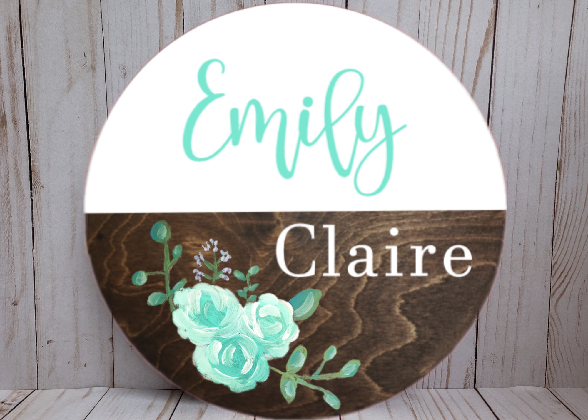 BABY GIRL NAME sign personalized baby gift baby shower | Etsy