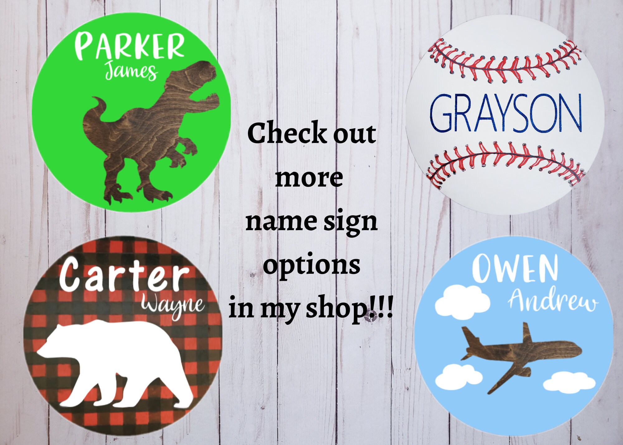 PERSONALIZED BABY name sign/wooden name sign/cactus/baby | Etsy