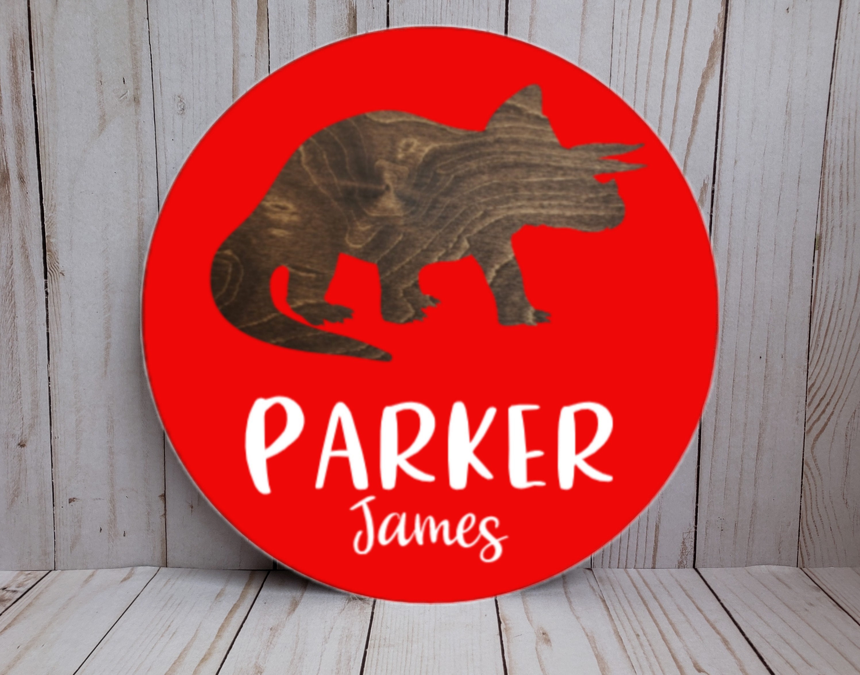PERSONALIZED BABY Name Sign/wooden Name Sign/dinosaur/baby | Etsy