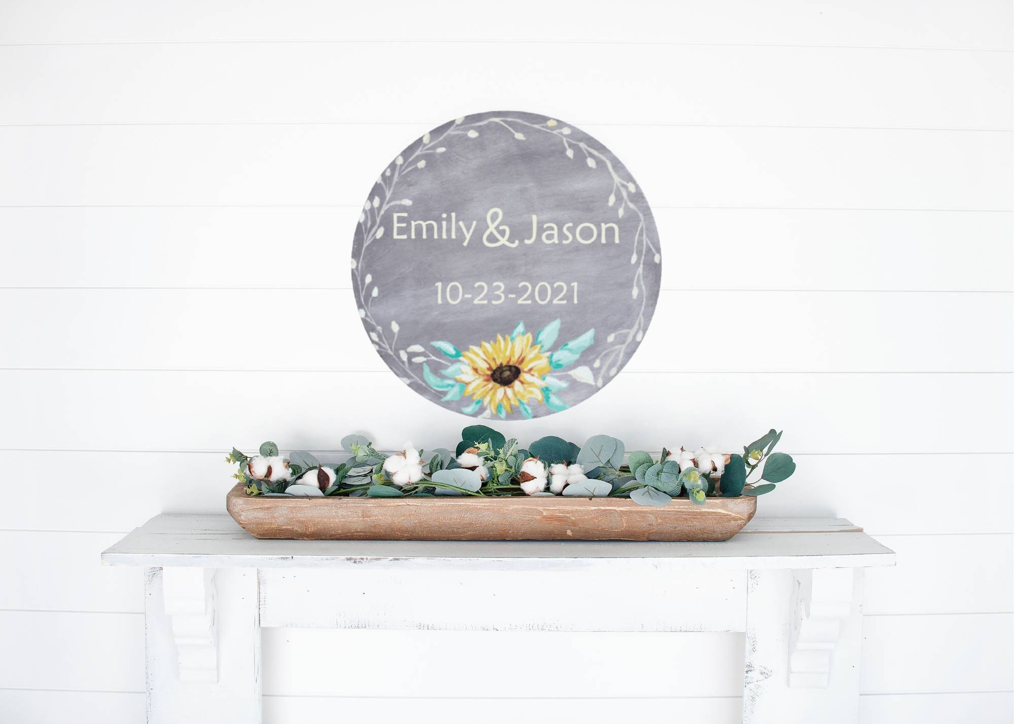 SUNFLOWER WEDDING SIGN Sunflower Gifts Sign Personalized | Etsy