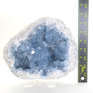 Celestine Geode Extra Large 14 Lbs Heavenly Blue Celestite Crystal ...