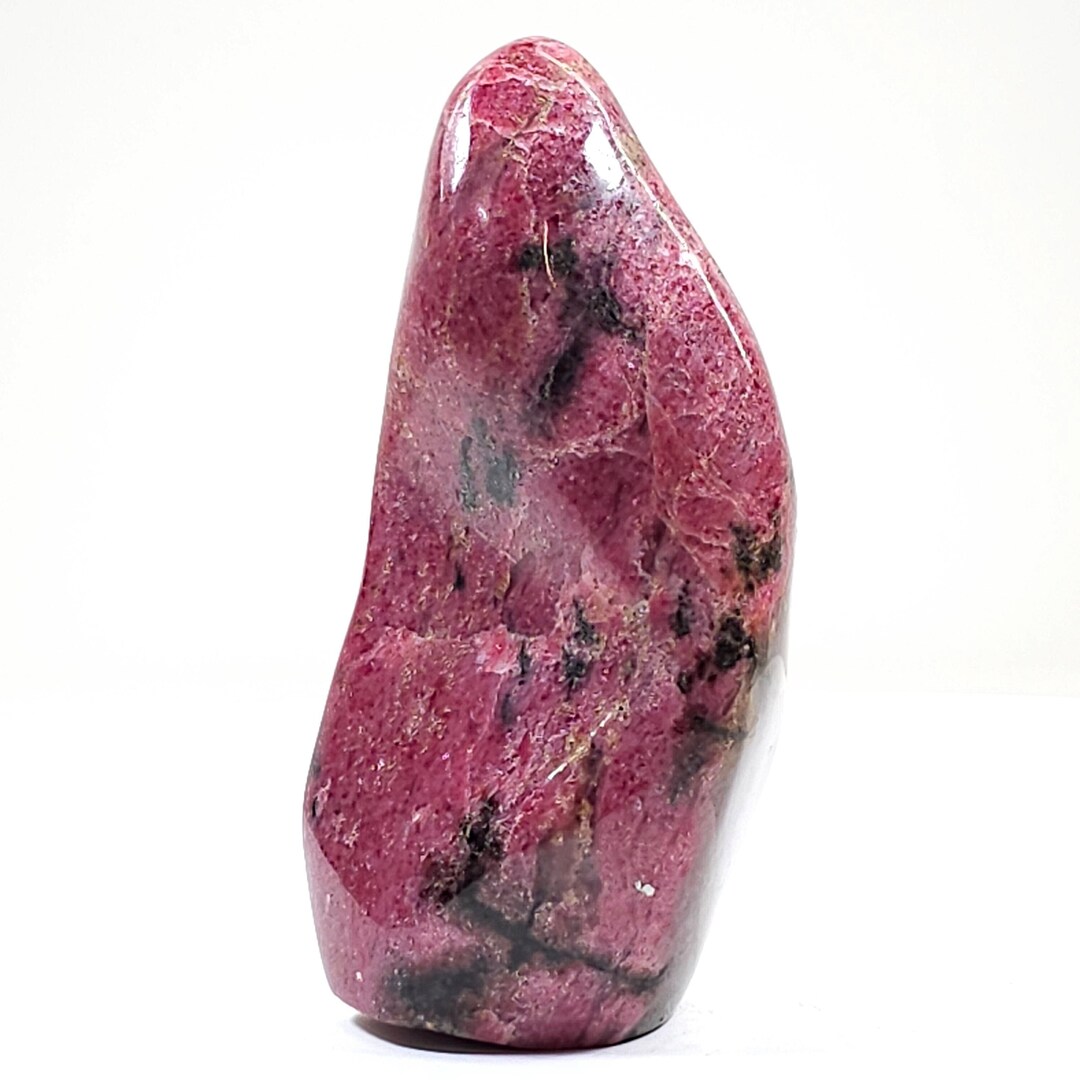 Rhodonite Freeform Crystal Large 7 Red Pink Black Rhodonite Stone Home ...