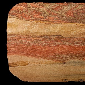 Sandstone Wonderstone Slab, Large 18 Lbs Navajo Hematite Sandstone ...