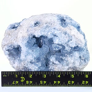 Celestine Geode Large 9 Lbs Rare Stalactite Heavenly Blue Celestite ...