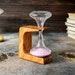 Customizable Hourglass Original Design With an Olive Wood Support 10 ...