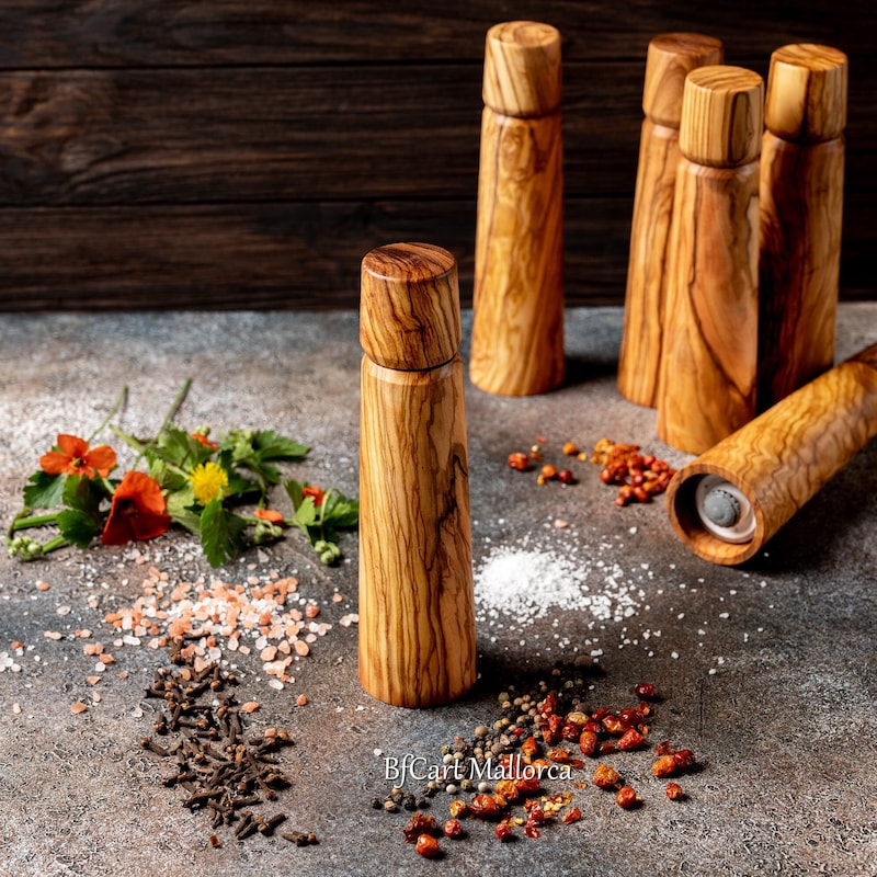 Wooden Pepper Mill - Etsy