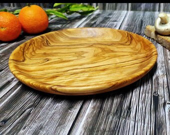Round Wood Plates | Etsy