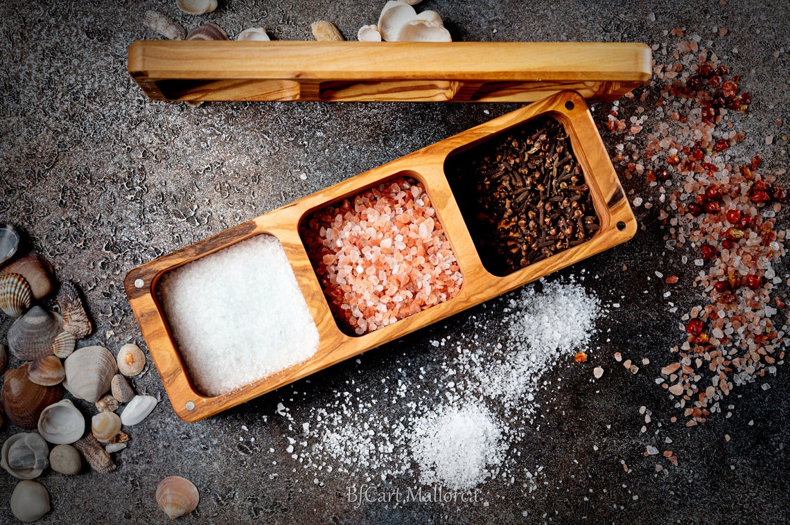 Large Salt Shaker With a Useful Lid and 3 Compartments of - Etsy