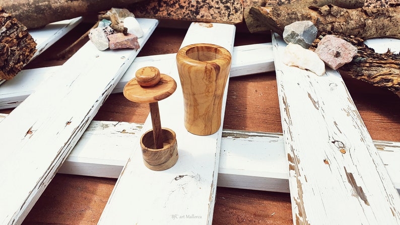 Handmade Olive Wood Toothpick Dispenser, Hygienic Artisan Holder - Etsy