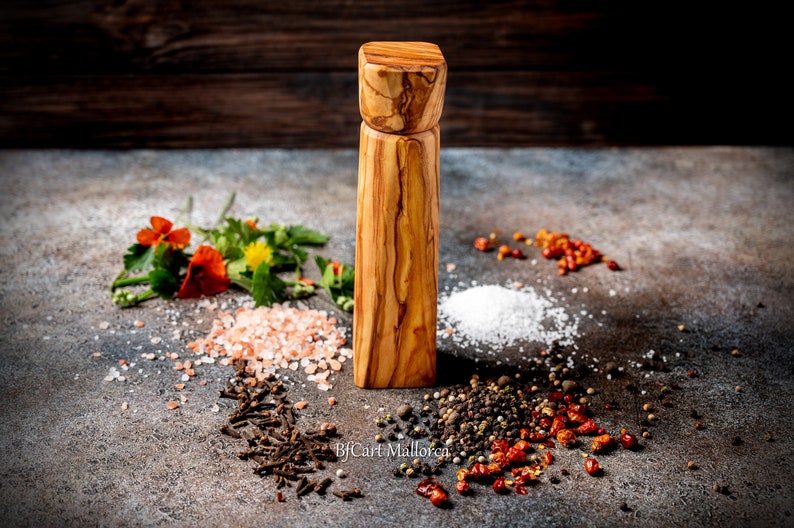 Custom Pepper Mill Grinder Customizable Salt Mill Pepper - Etsy