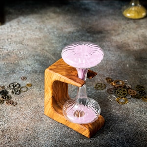 Customizable Hourglass Original Design With an Olive Wood Support 10 ...
