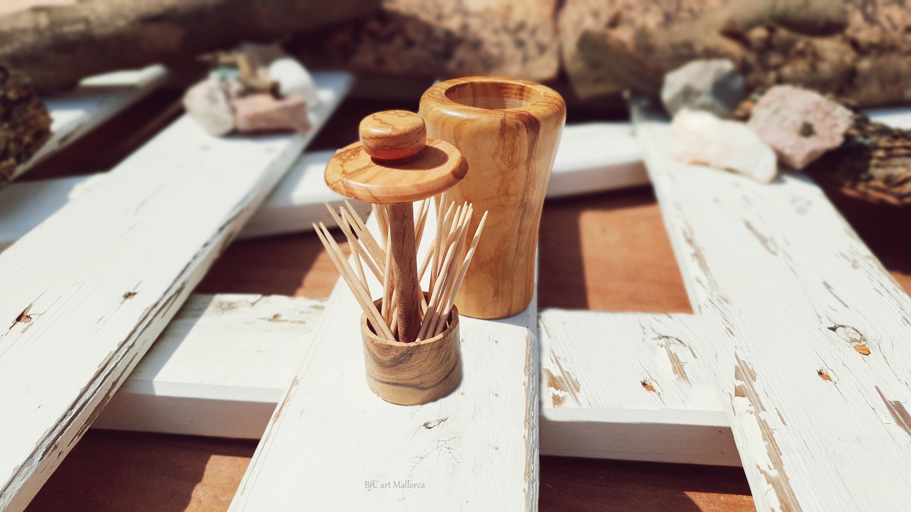 Toothpick Holder Olive Wood Custom Toothpick Dispenser - Etsy
