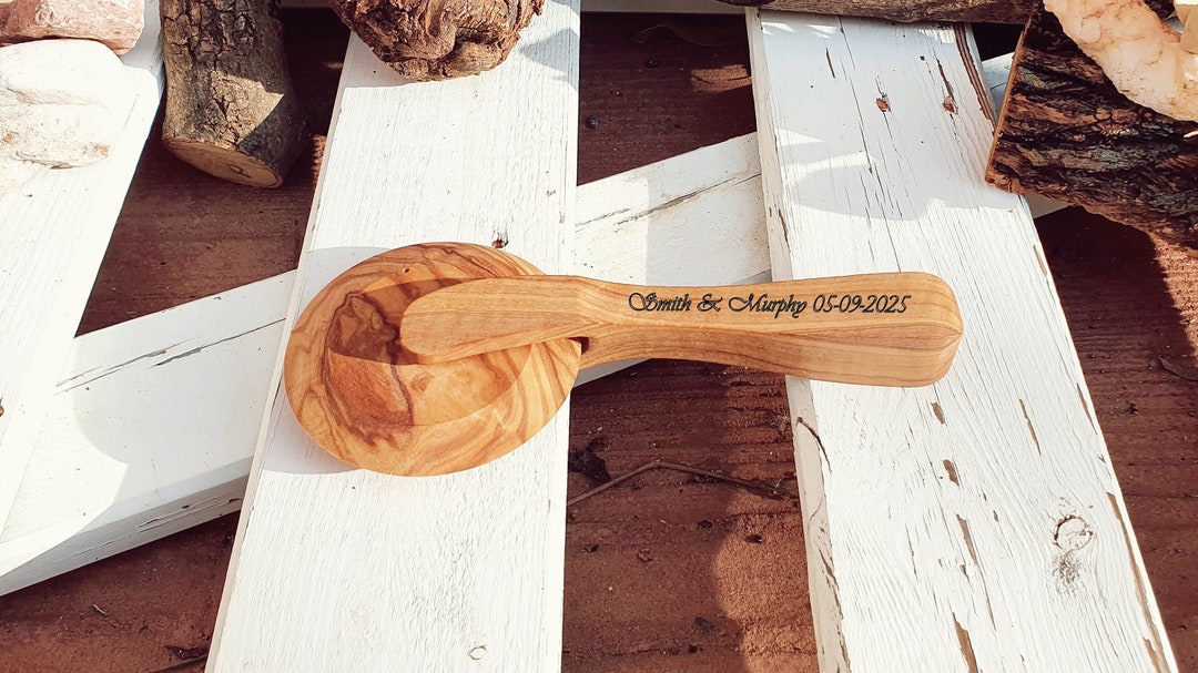 Handcrafted Olive Wood Pizza Cutter: Rustic Kitchen Decor - Etsy
