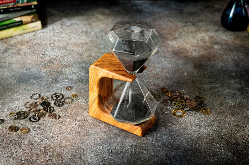 Customizable Hourglass Original Design With an Olive Wood - Etsy