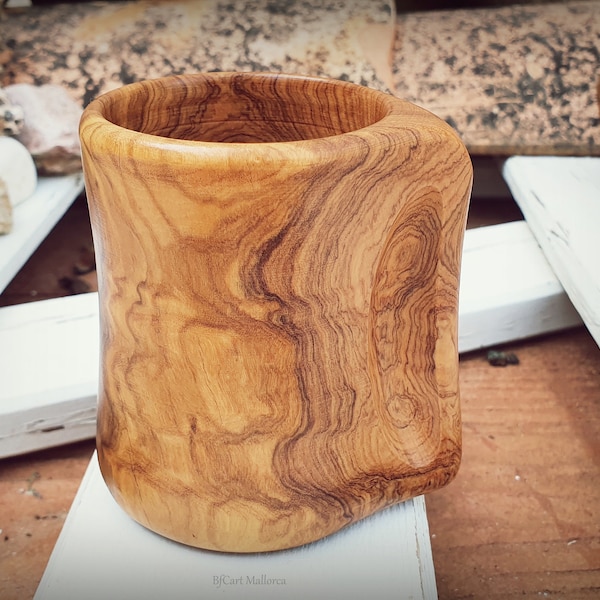 Coffee Cup With Wooden Handle - Etsy