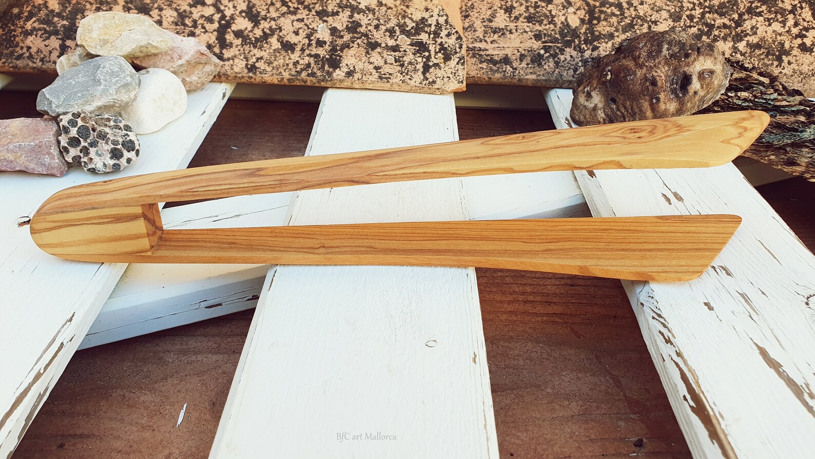 Salad Tongs Barbecue Spoon Food Toaster Tongs Wooden - Etsy