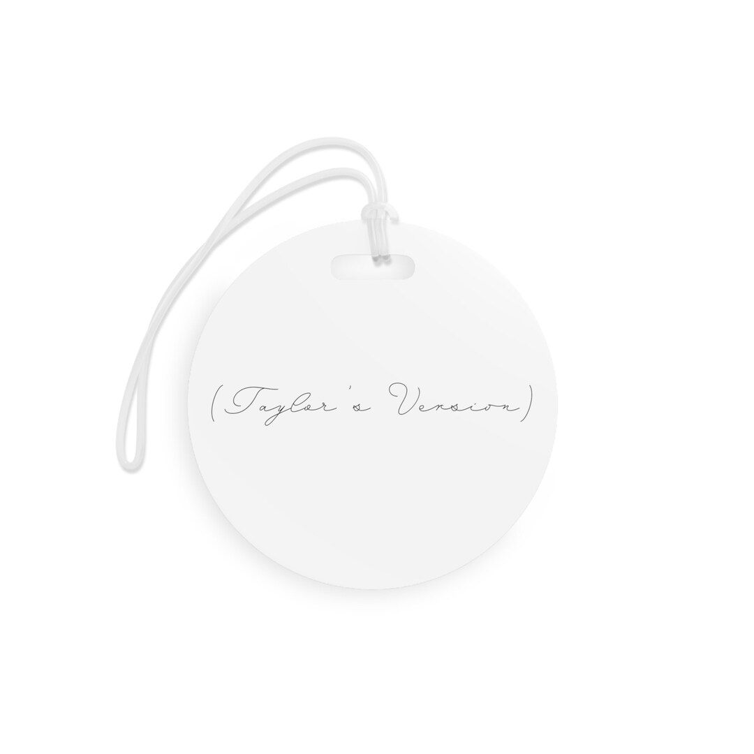 Taylor's Version Taylor Swift Luggage Tags Taylor - Etsy Canada