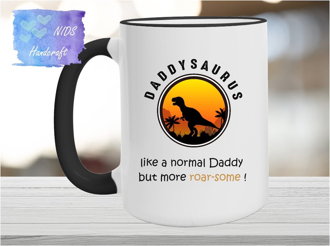 Fathers Day Gift From Kids, Daddysaurus Mug, Fathers Day Gift for ...