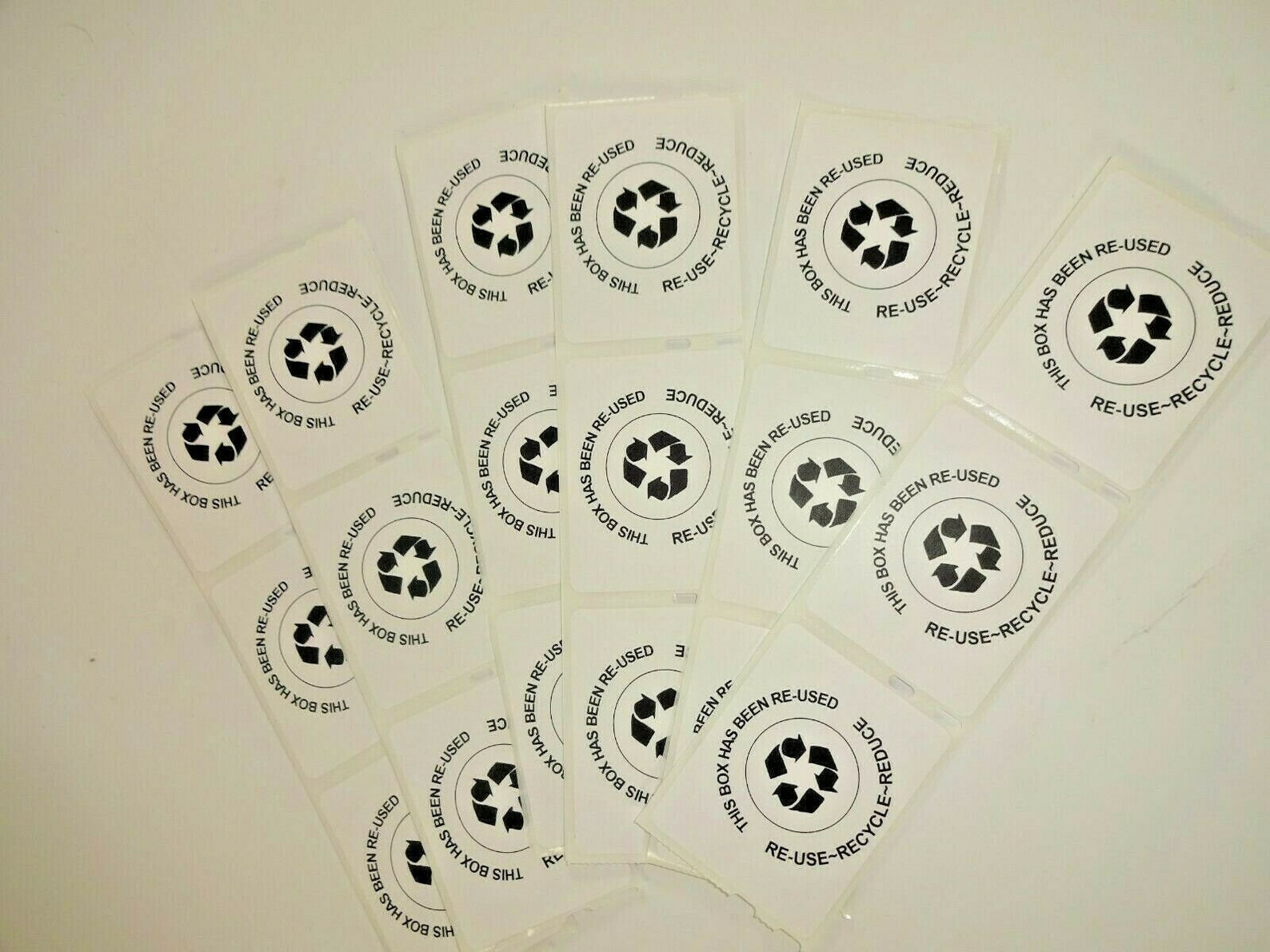 This Box Has Been Re-used Re-use Recycled Reduce Shipping | Etsy