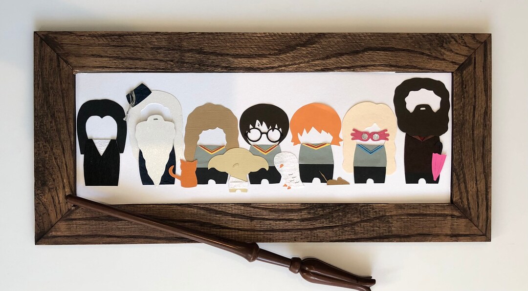 Harry Potter Paper Art - Etsy