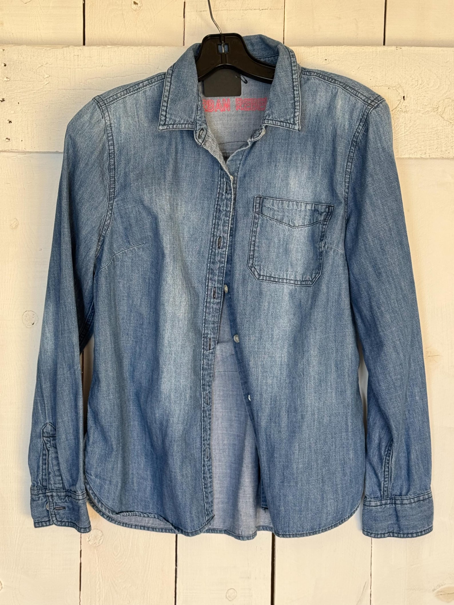 Reworked Denim Shirt - Etsy