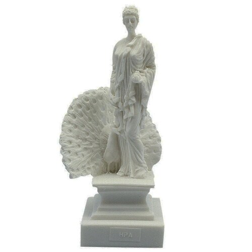 Hera Goddess Statue Throned Greek Roman Mythology Handmade - Etsy