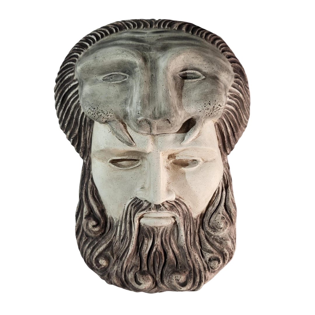 Heracles Mask With Lion Skin Wall Art Greek Roman Hercules Handmade ...