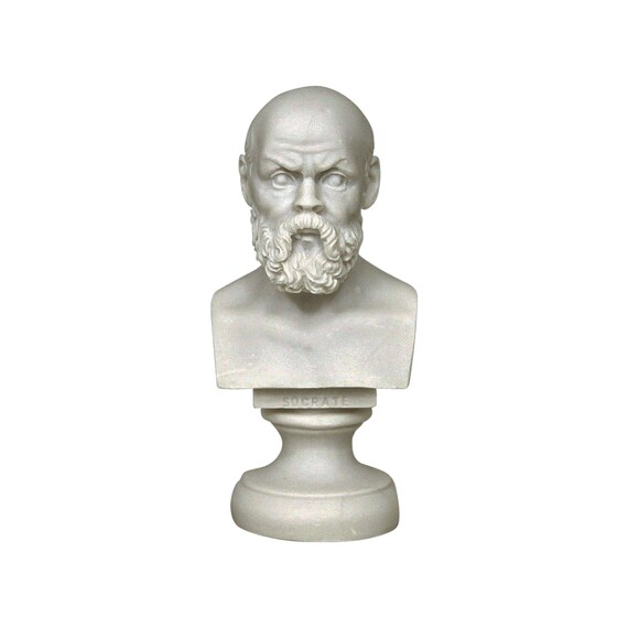 Socrates Head Statue