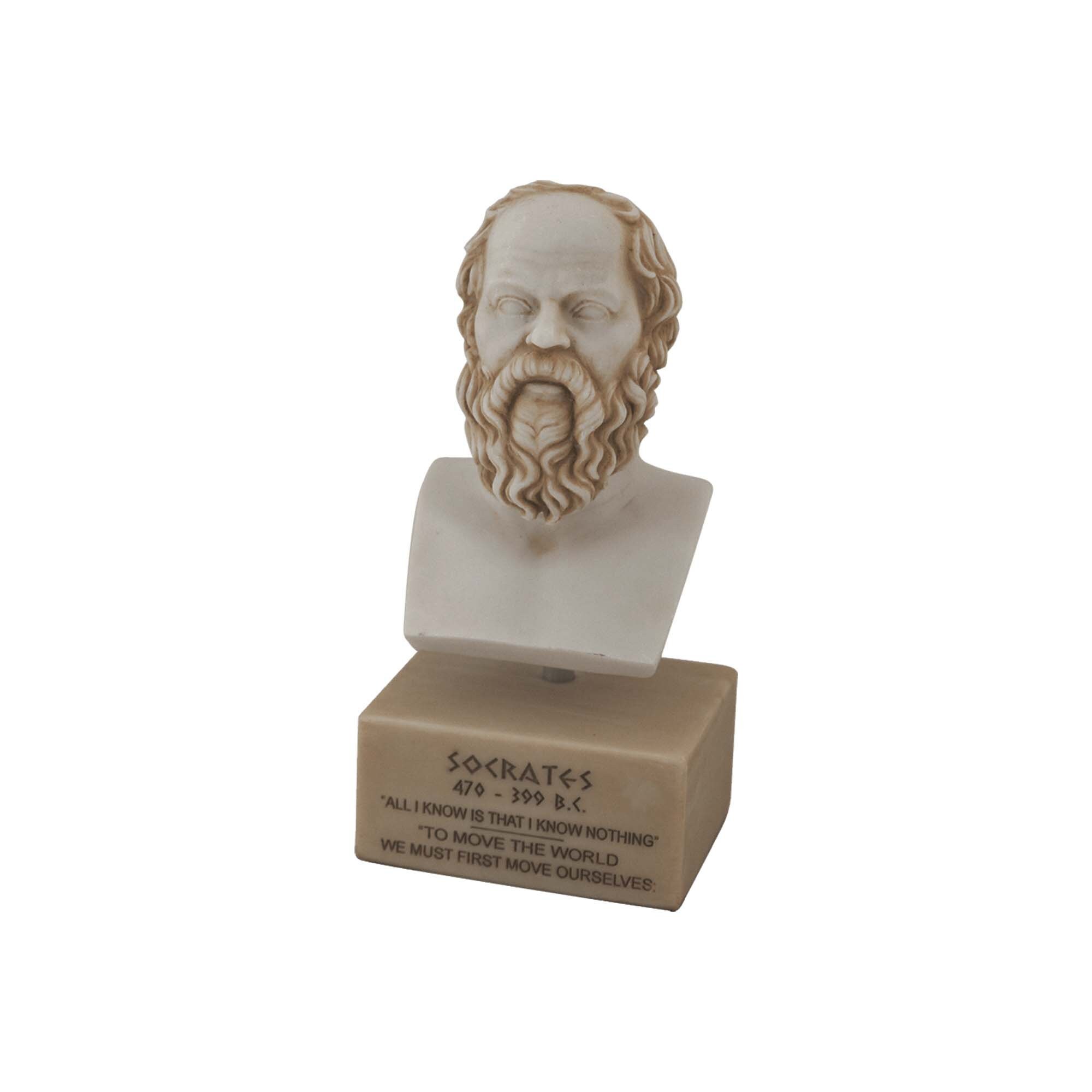 Art & Collectibles Socrates Bust Sculpture Ancient Greek Philosopher ...