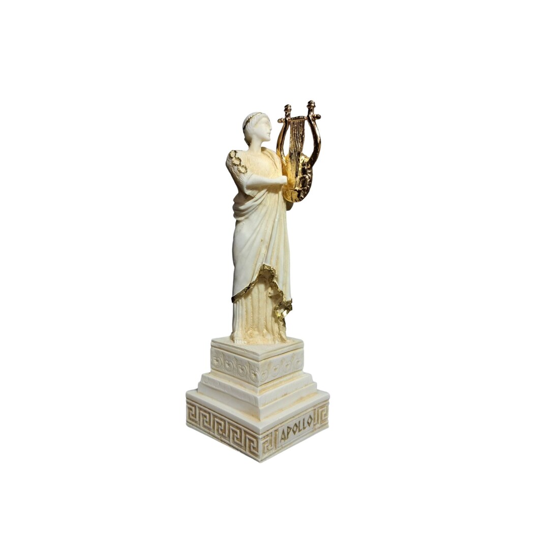 Apollo God Statue Handmade Alabaster Sculpture - Etsy