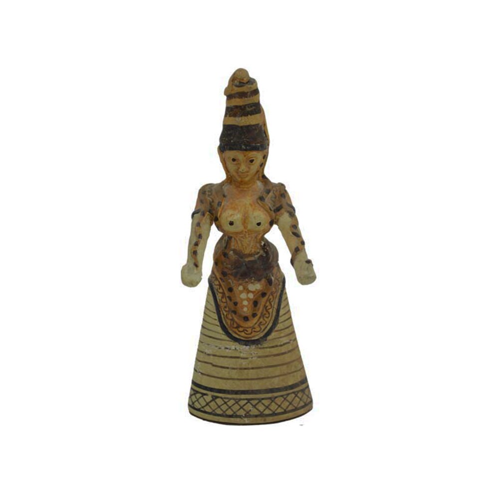 Sculpture Minoan Snake Goddess Bronze Sculpture Ancient Greek Handmade ...