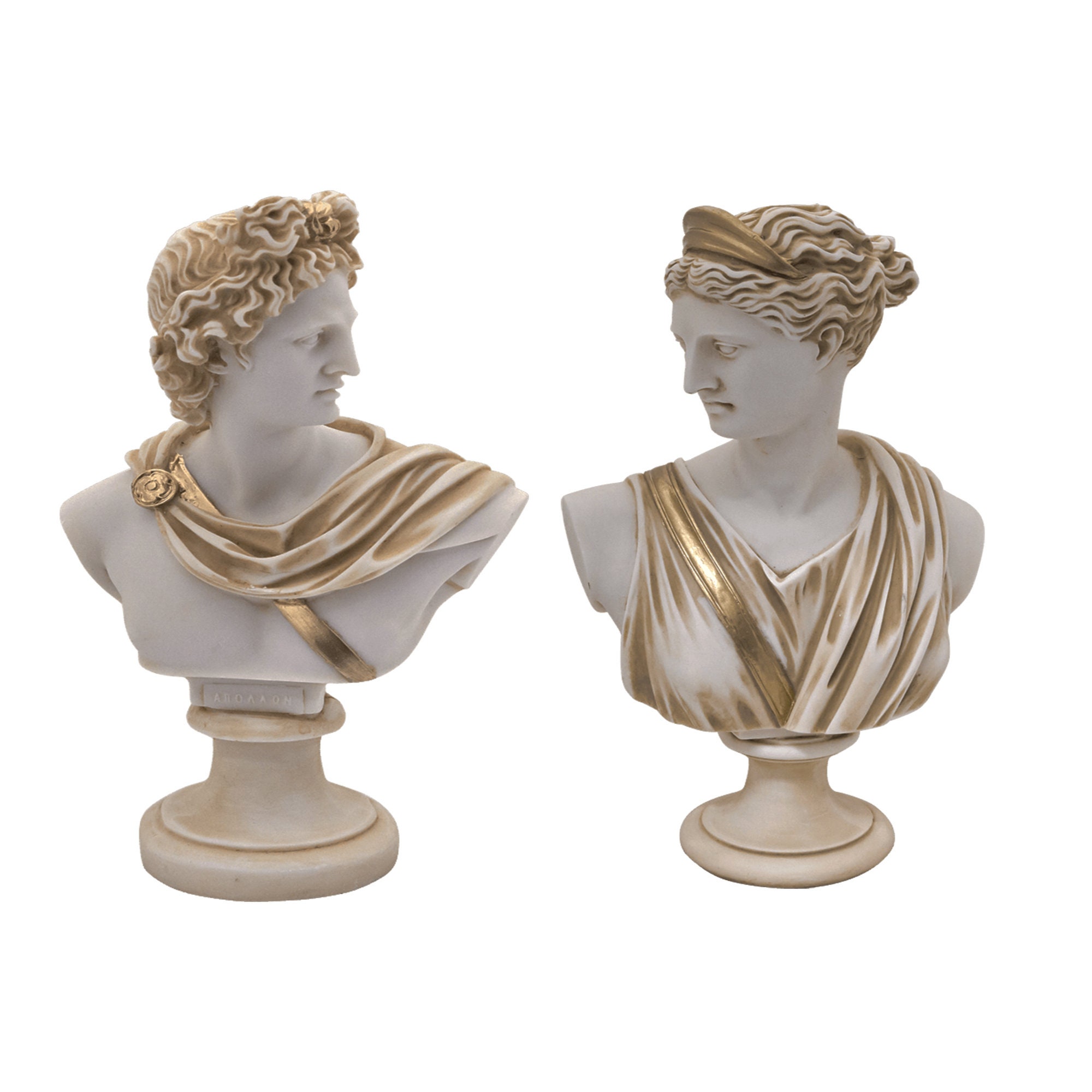 Apollo And Artemis Statues